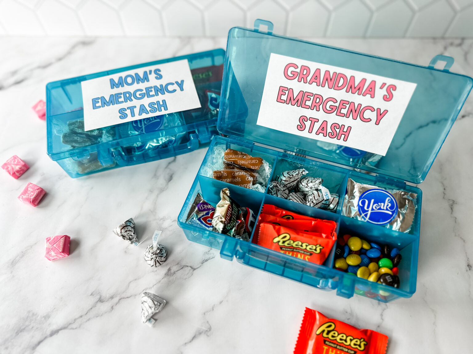 Mom's Emergency Candy Stash - an EASY DIY for Mother's Day!