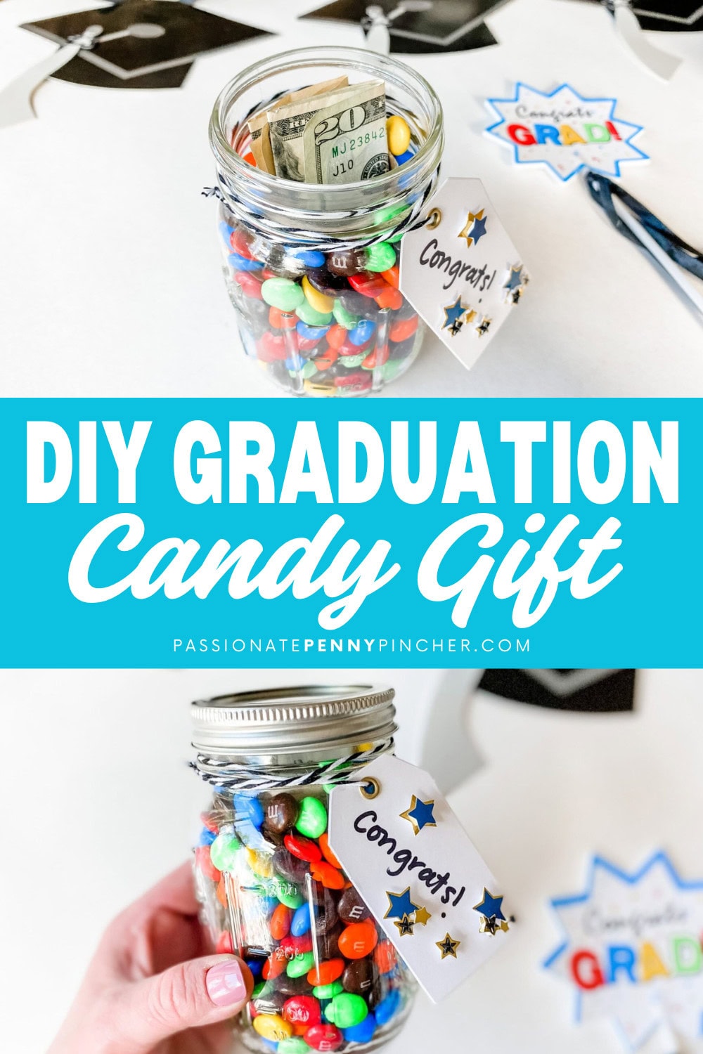 Graduation Candy Gift with a Hidden Surprise (Last Minute Idea!)