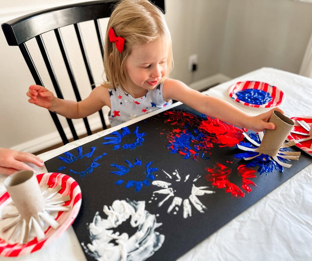 A 4th of July Firework Craft the Whole Family Will Love!