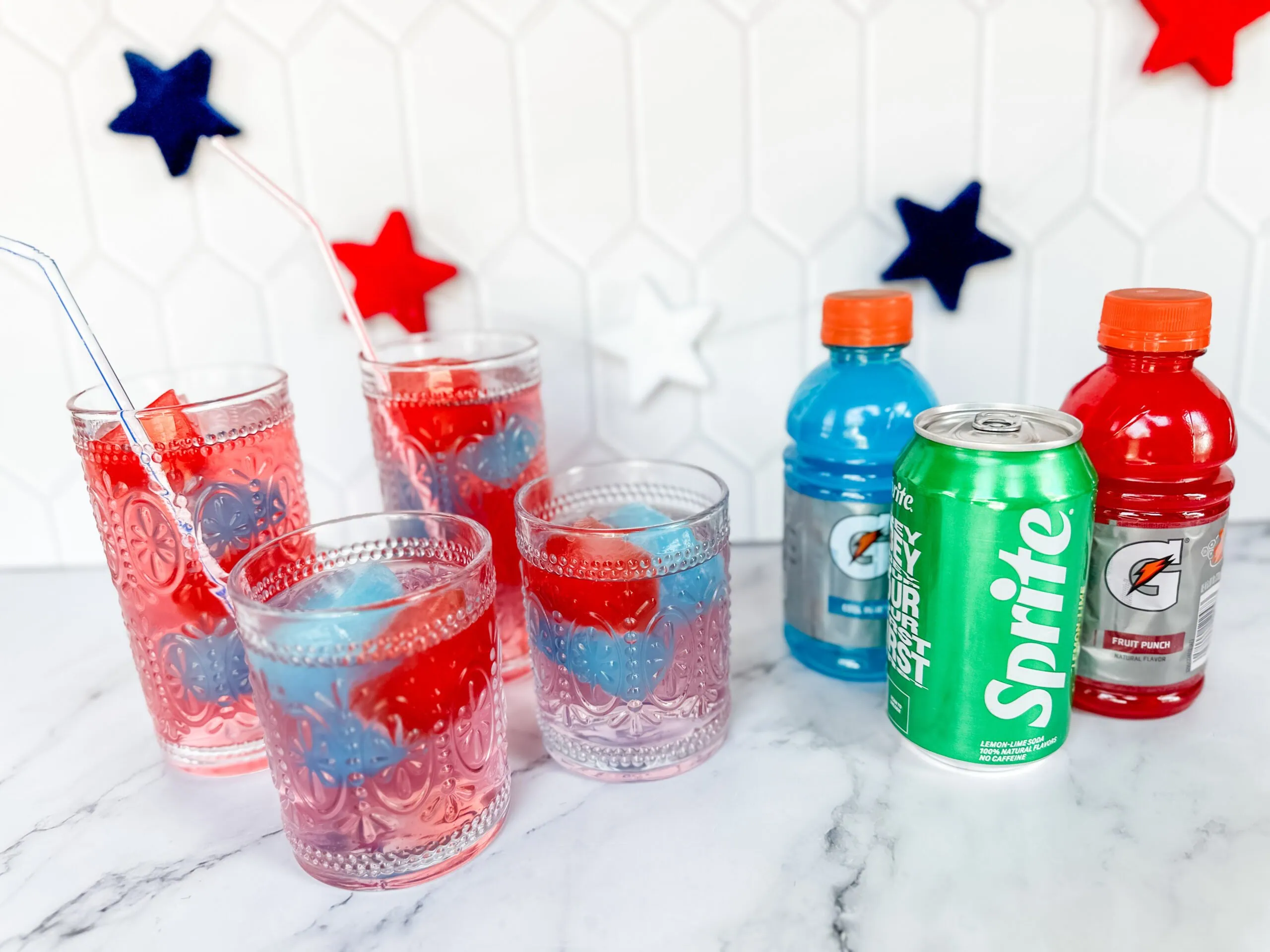 4th of July Sprite Spritzer - Festive Fun For All Ages!