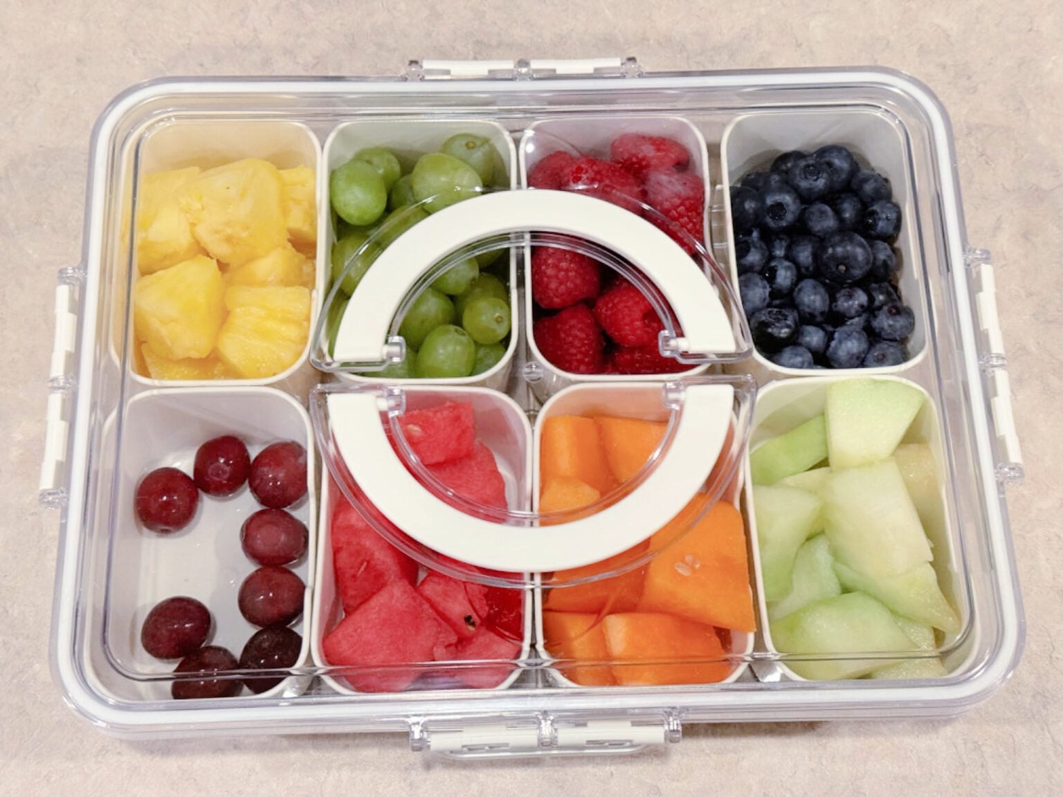 Trendy Divided Snack Tray with Handle Under $10 (Reg $20 - Great for ...