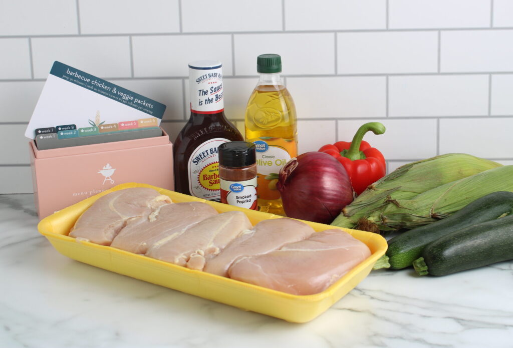 Barbecue Chicken & Veggie Packets - So Easy and Delicious!