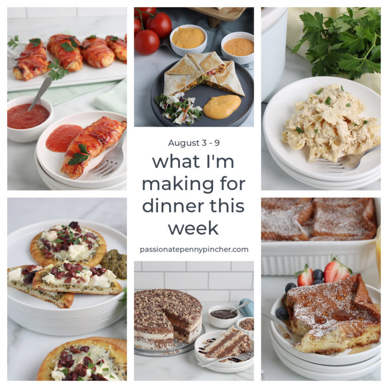 August Menu Plan, Cooking Challenges & FREE Menu Calendar Printable!