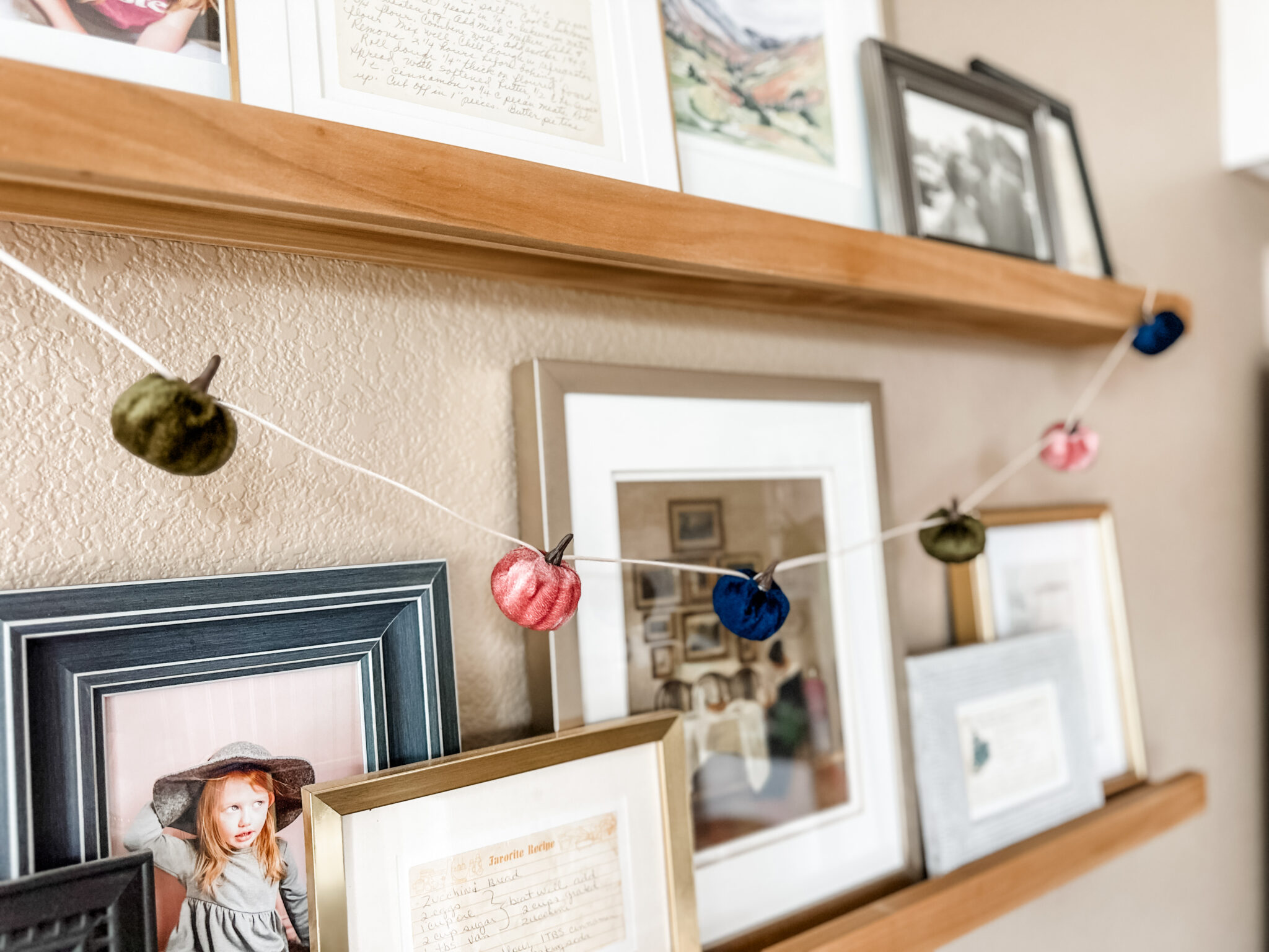 Adorable DIY Pumpkin Garland - Anthro Vibes from Dollar Tree!