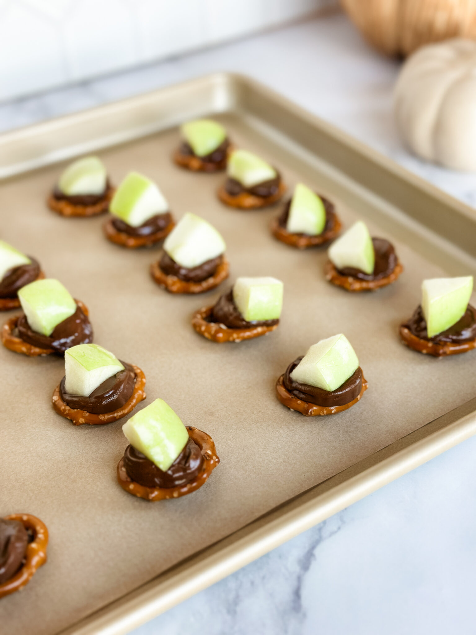 Easy Fall Snack - Caramel Apple Bites