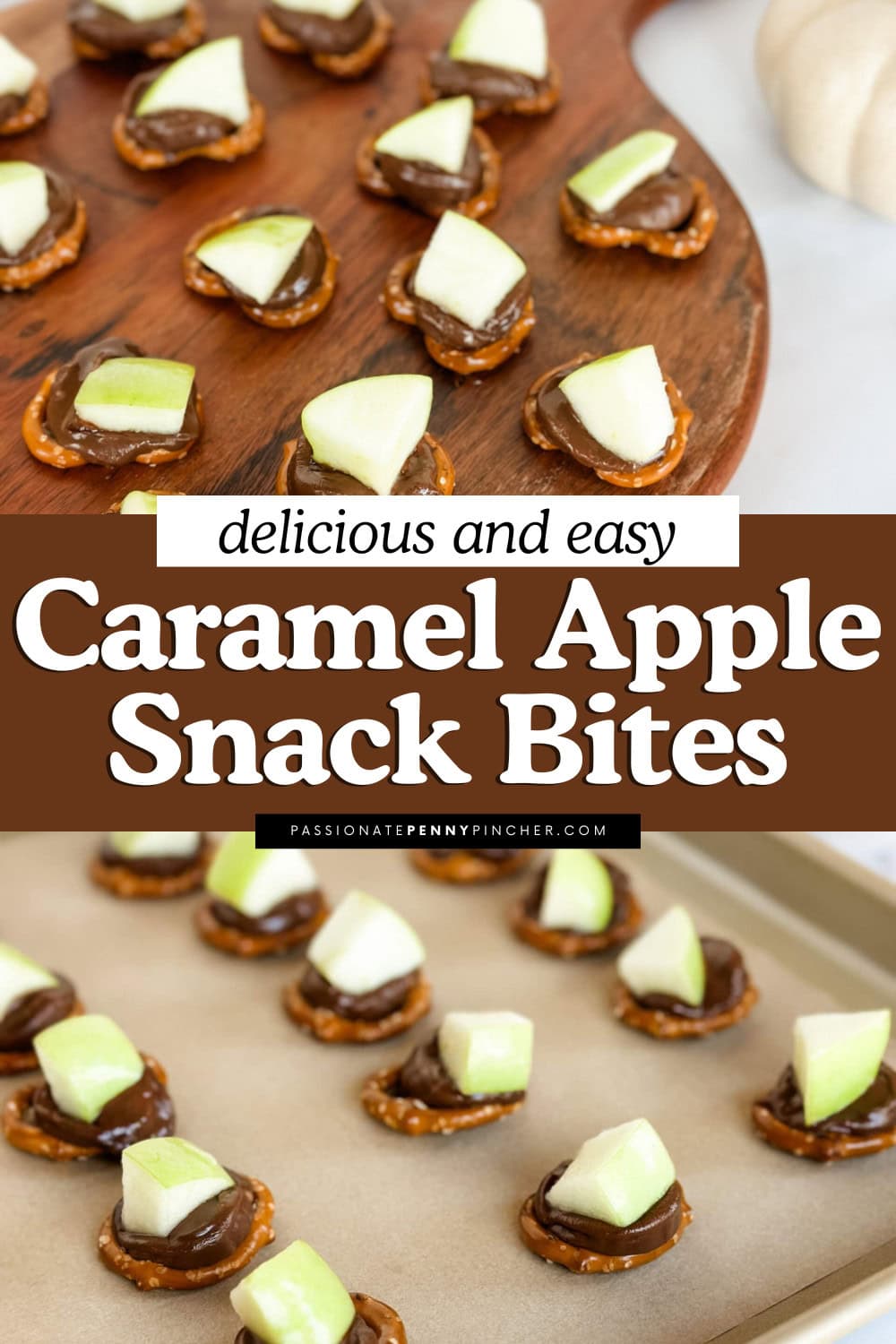 Easy Fall Snack - Caramel Apple Bites