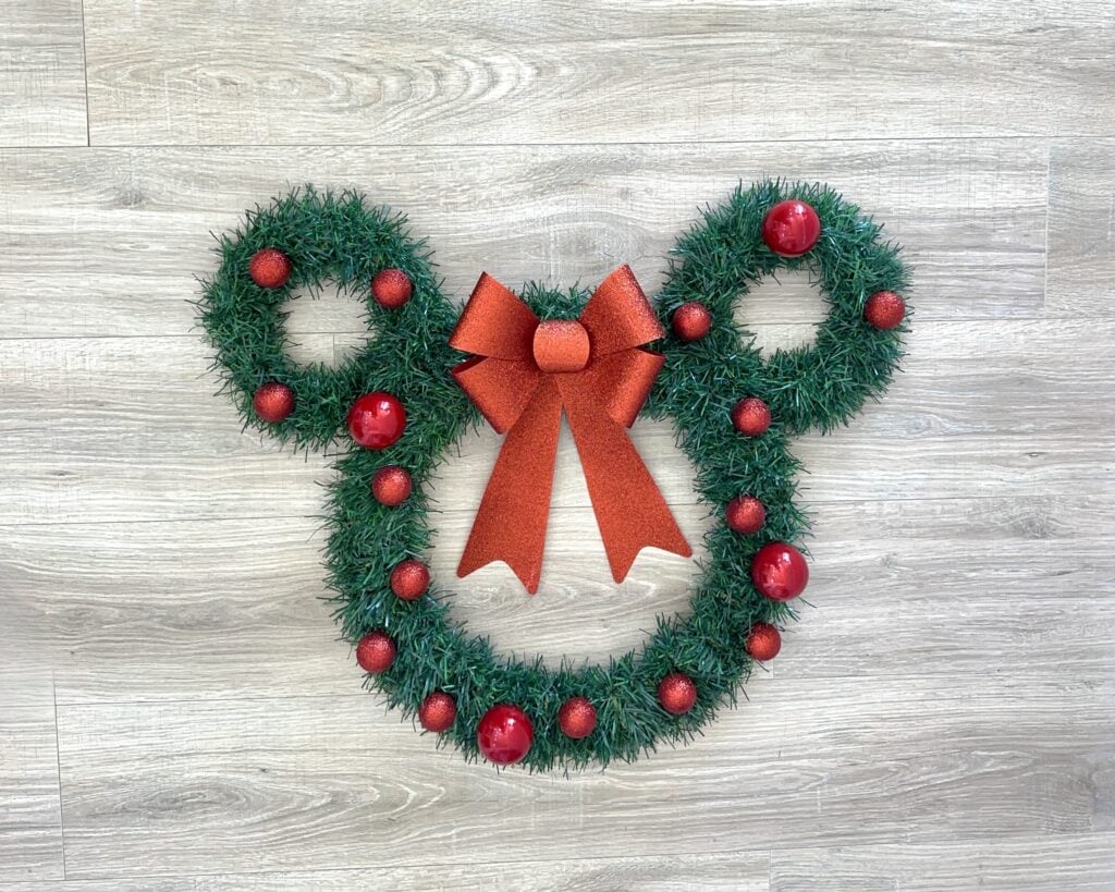 Disney Fans Will Love This Mickey Mouse Wreath - All From Dollar Tree!