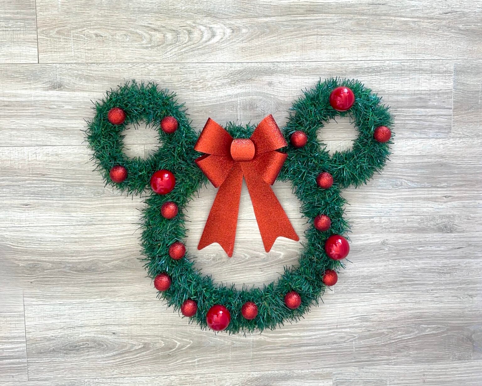 Disney Fans Will Love This Mickey Mouse Wreath - All From Dollar Tree!