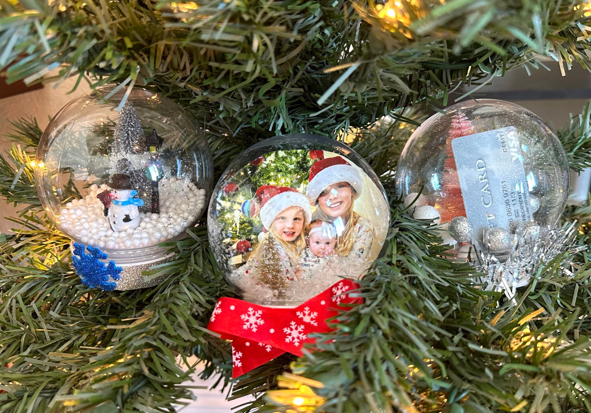 Make This Festive Christmas Craft - DIY Dollar Tree Snow Globes!