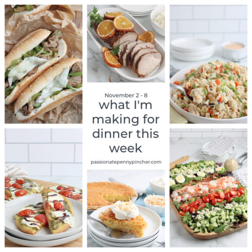November Menu Plan + FREE Menu Calendar Printable!