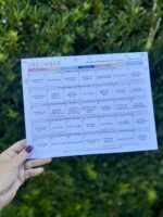 December Menu Plan + FREE Menu Calendar Printable!