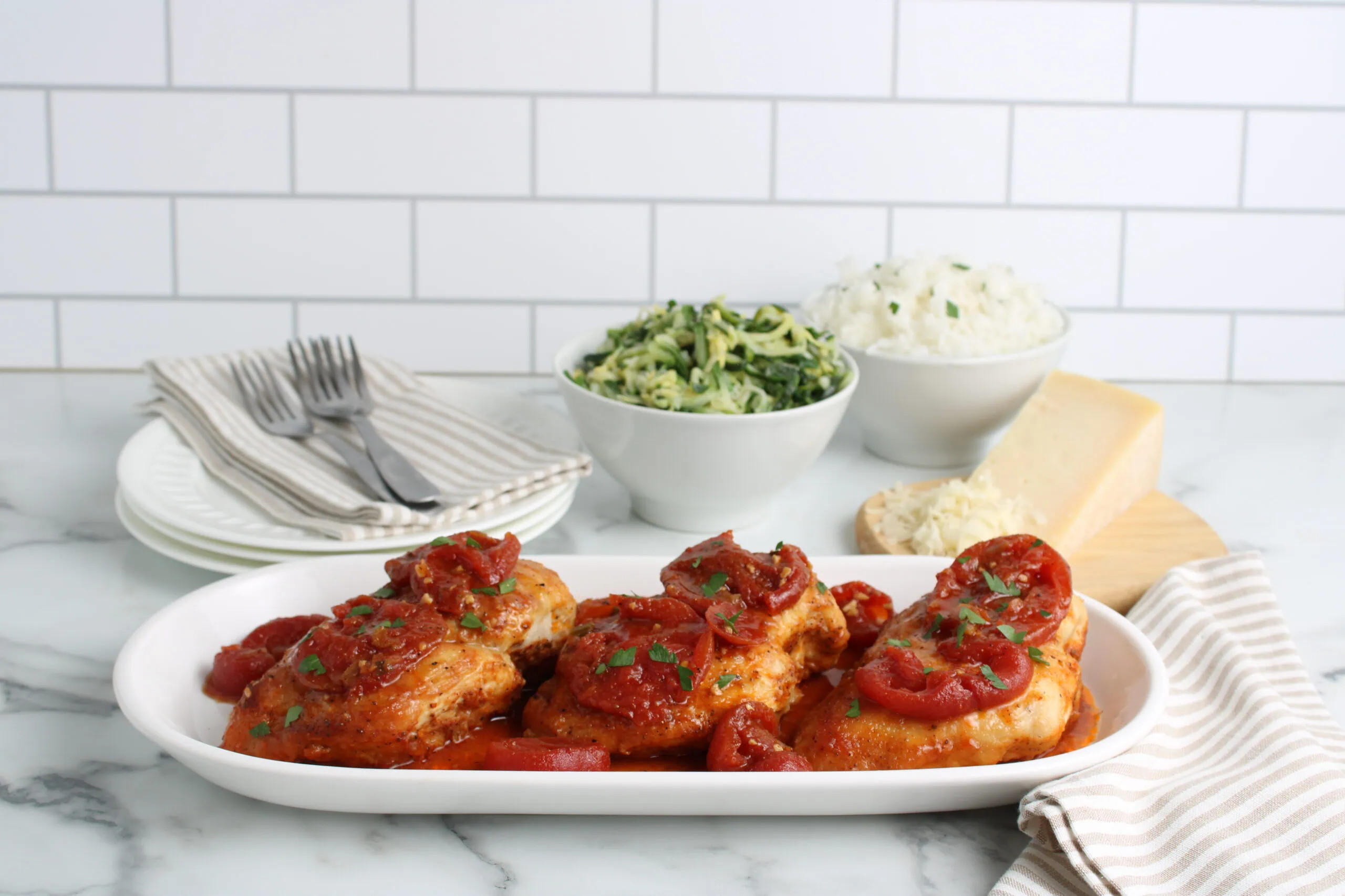 Flavorful Chicken Pierre - SO Good and Low Cal!
