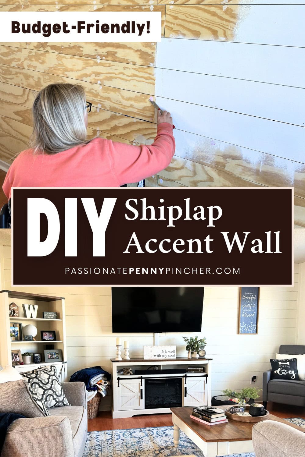 Bridgett's Budget-Friendly Accent Wall!