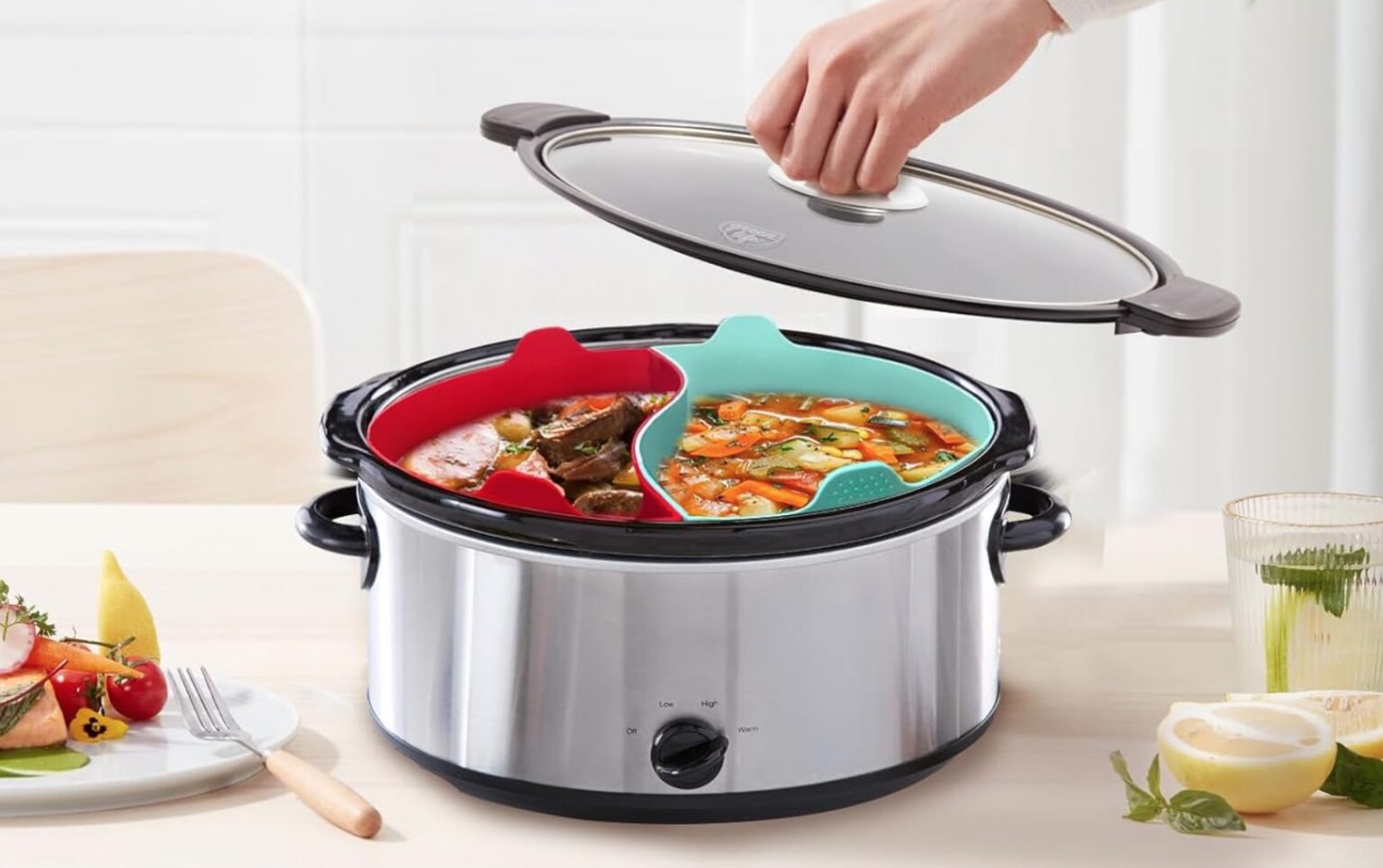 Silicone Slow Cooker Liner & Divider - Under $9.90! (Reg $18)