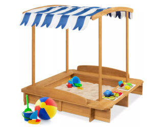 Target | Wooden Cabana Sandbox with Canopy & Benches ONLY $85 Shipped!