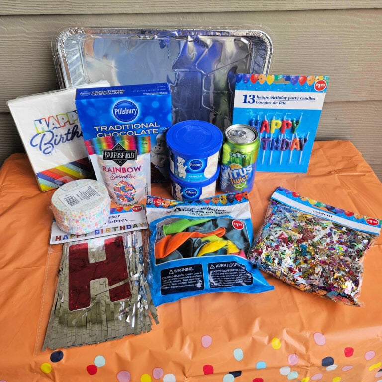 Make a Birthday Cake Kit for Food Pantries!