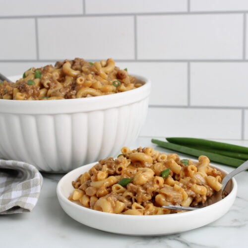Make This YUMMY Cheeseburger Macaroni (In Only ONE Dish!)