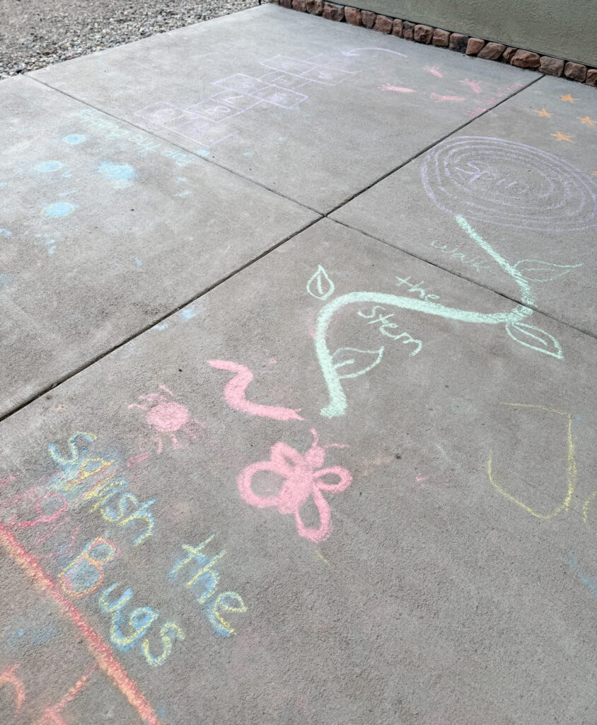 Sidewalk Chalk Obstacle Course (Tips and Tricks to Make Yours!)