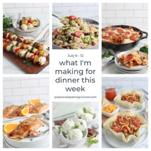 July Menu Plan + FREE Menu Calendar Printable . . . Summer Meals Start NOW!
