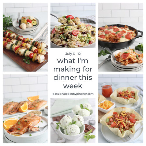 July Menu Plan + FREE Menu Calendar Printable . . . Summer Meals Start NOW!