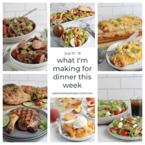 July Menu Plan + FREE Menu Calendar Printable . . . Summer Meals Start NOW!