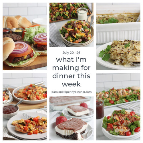 July Menu Plan + FREE Menu Calendar Printable . . . Summer Meals Start NOW!