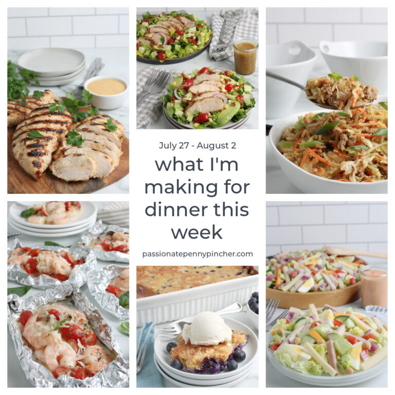 July Menu Plan + FREE Menu Calendar Printable . . . Summer Meals Start NOW!