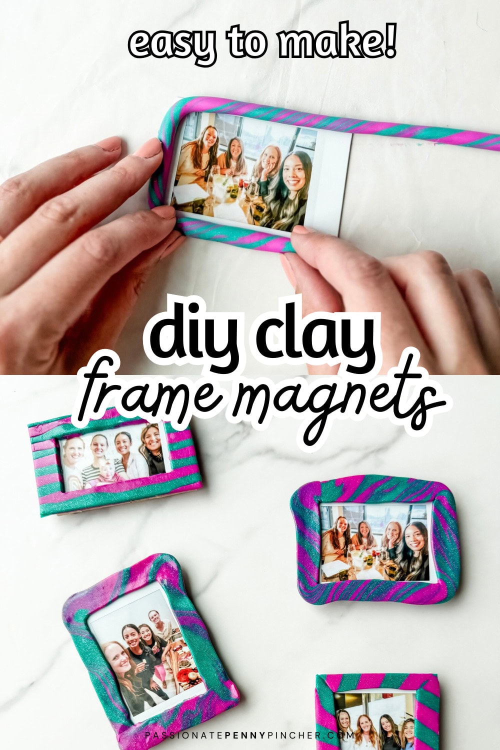 DIY Clay Frame Magnets – The Perfect Gift!