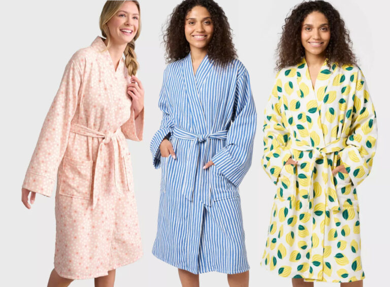 Target Women's Kimono Collar Robe Only $18 (Reg $30)