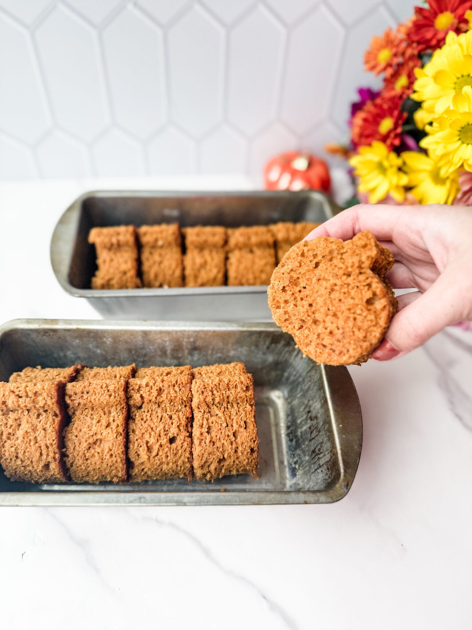 Peek-A-Boo Pumpkin Pound Cake is So Sweet!