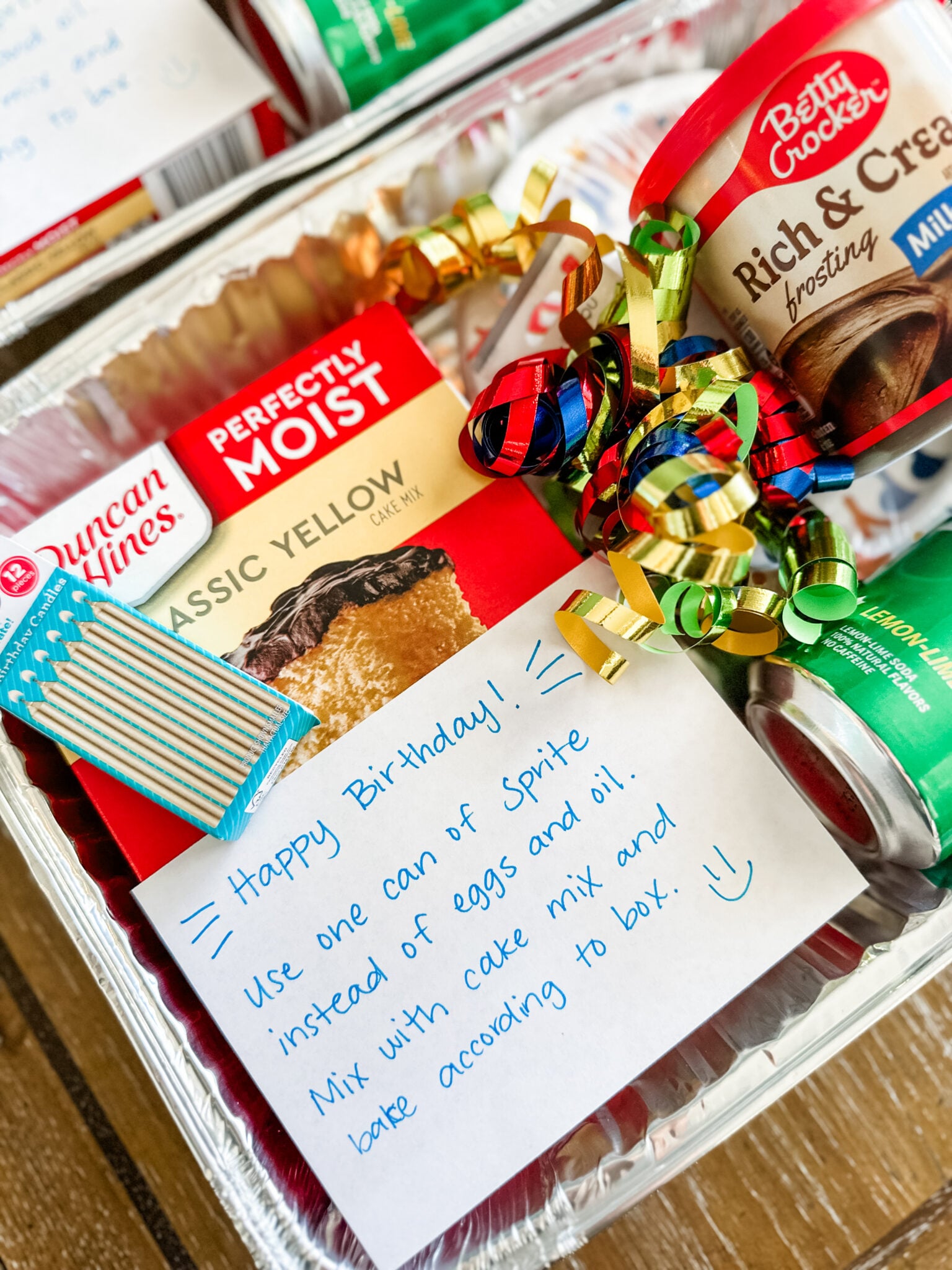 Birthday Cake Kits for the Food Pantry - So Great for Families!
