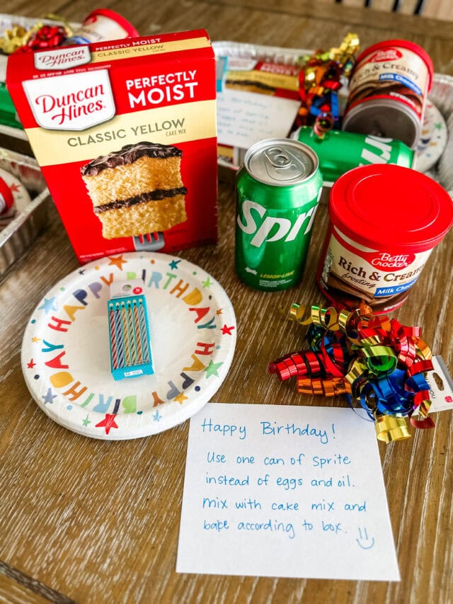 Birthday Cake Kits for the Food Pantry - So Great for Families!