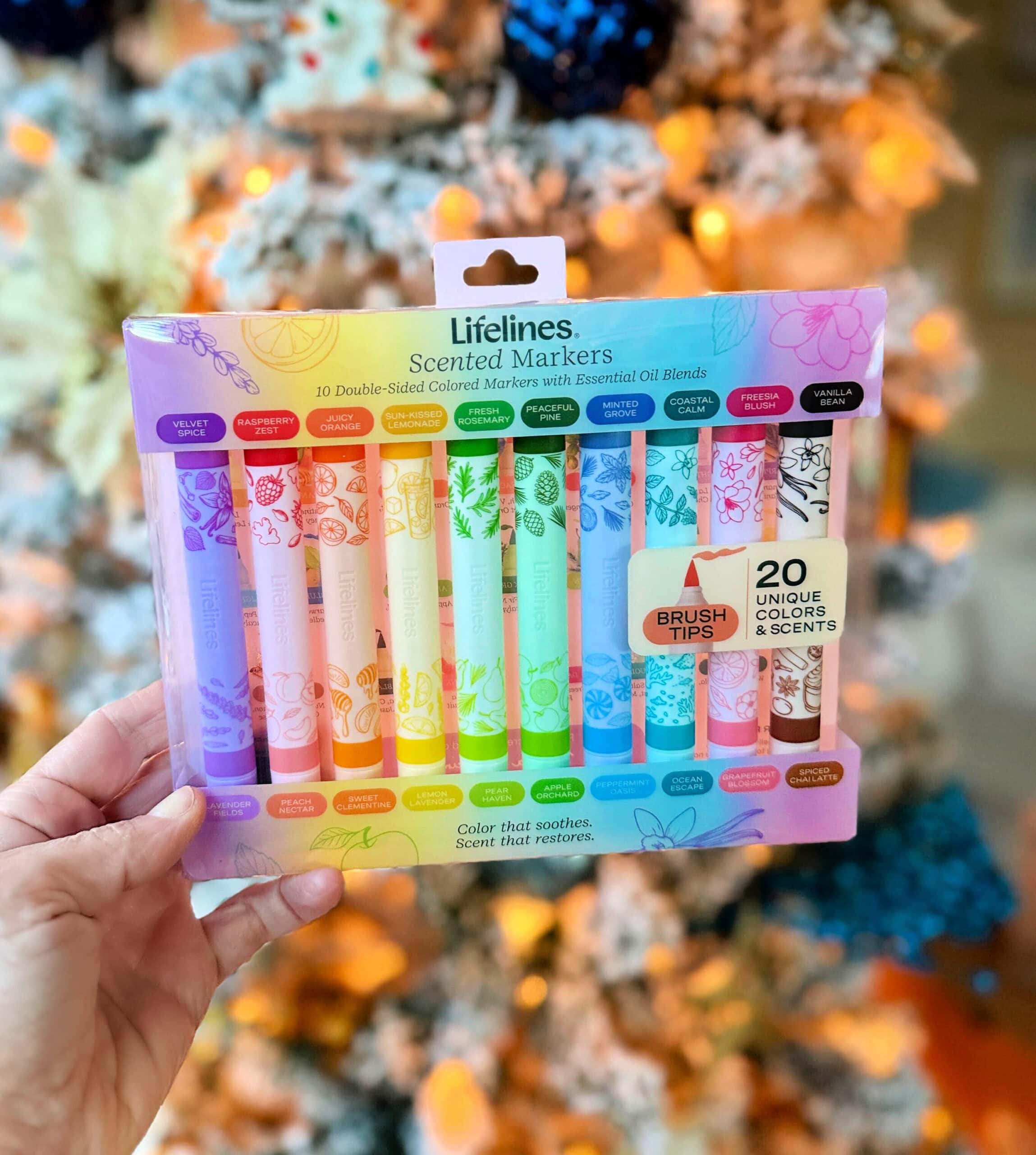 Lifelines Essential Oil Scented Markers from $10 Shipped (Fun Gift!)