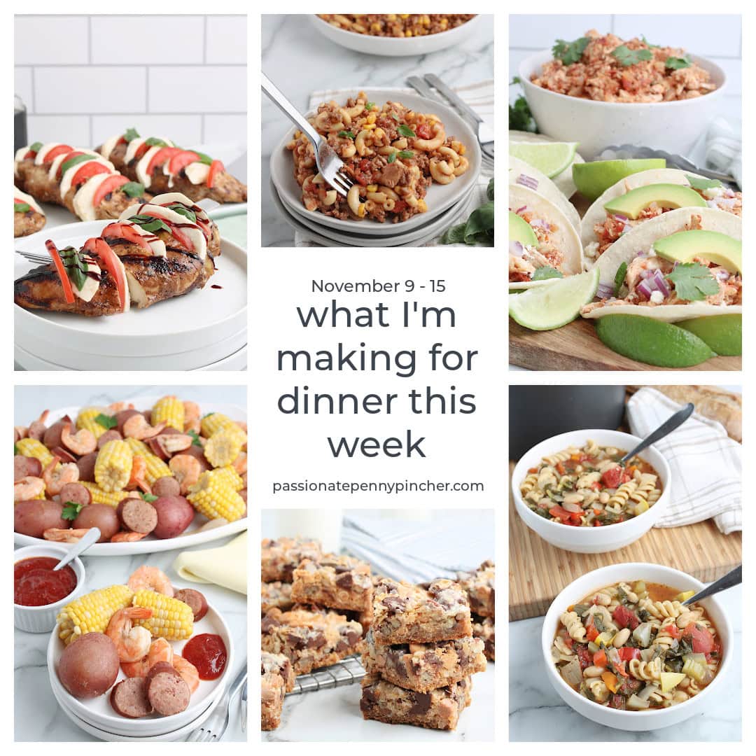 November Menu Plan + FREE Menu Calendar Printable!