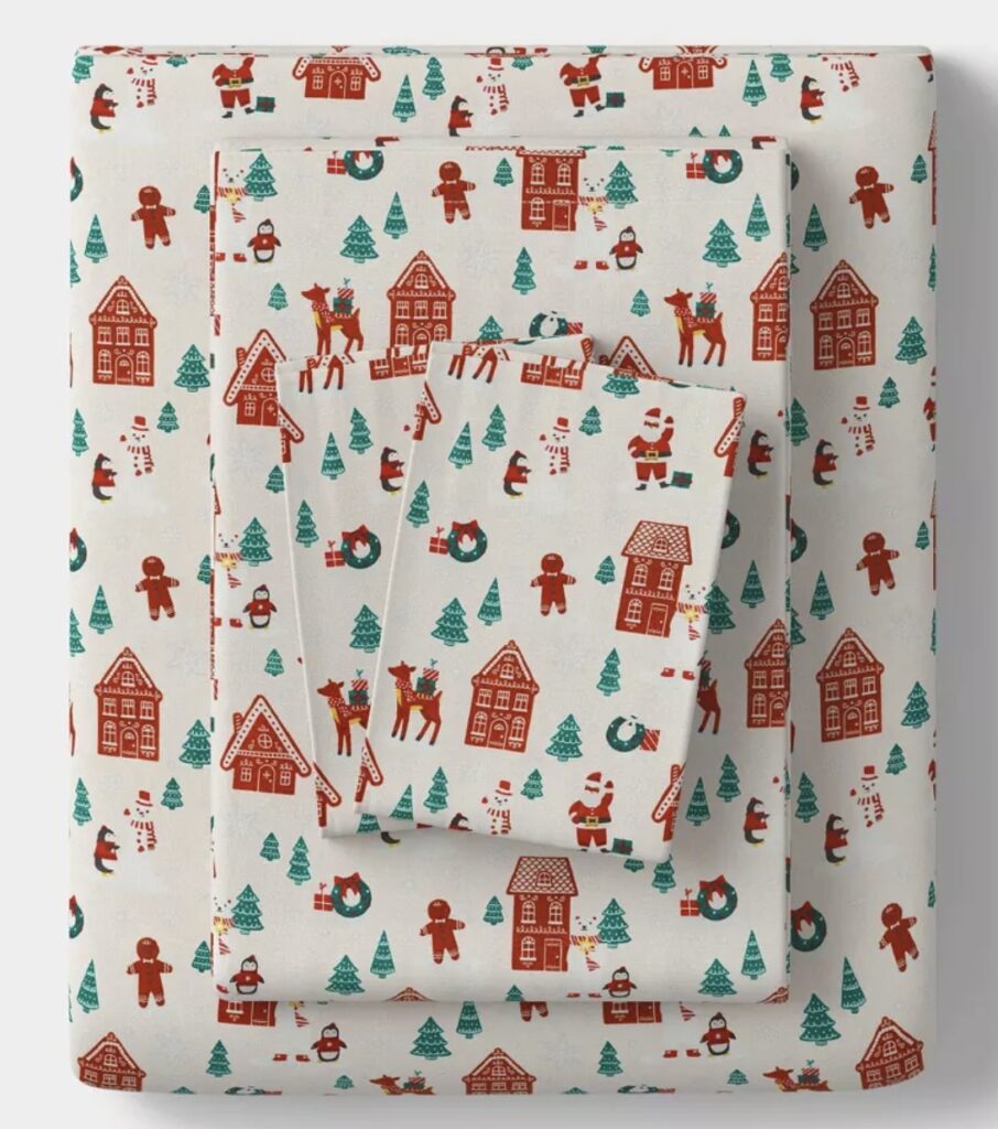 Wondershop Flannel Sheets from $15 (So FUN For The Holidays!)