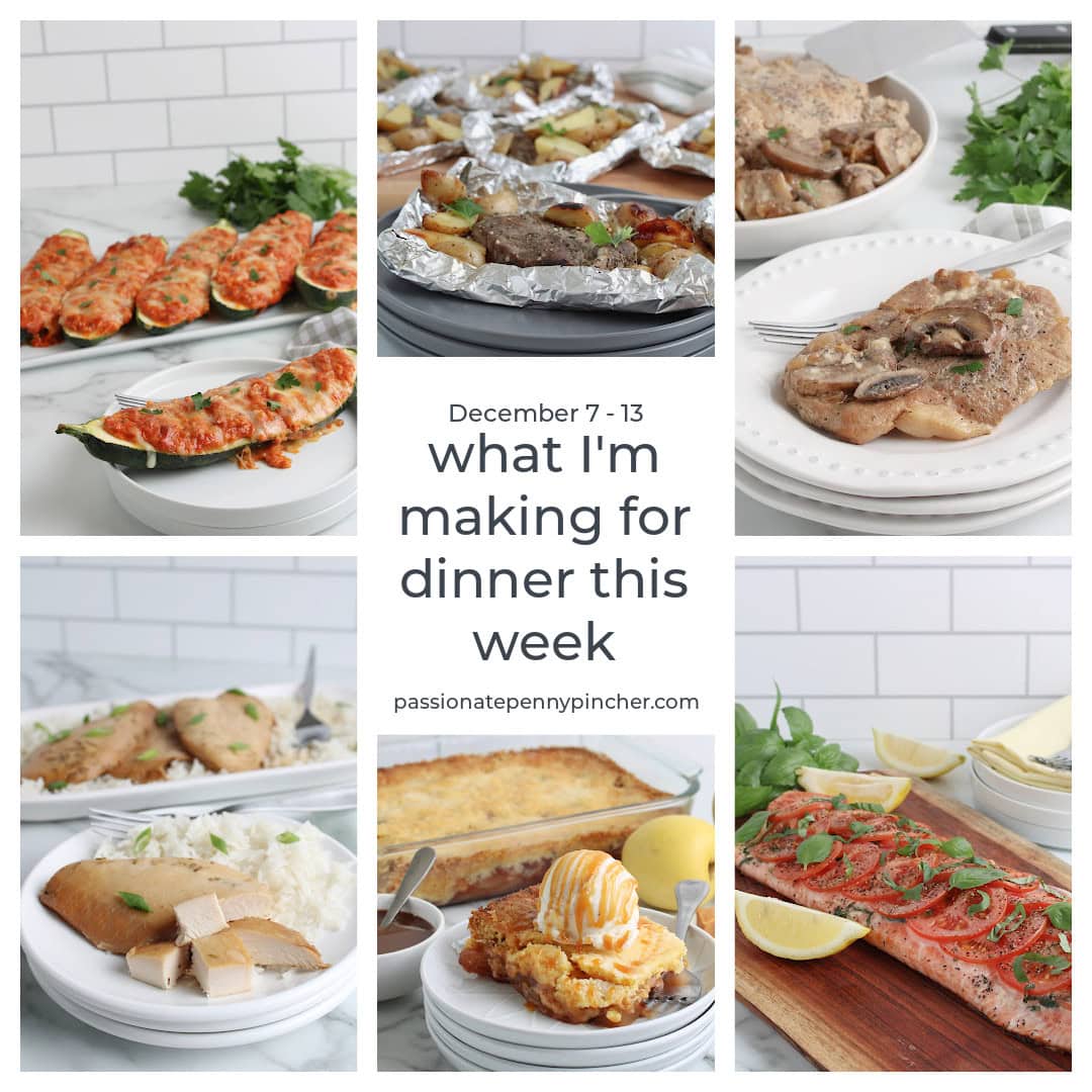 December Menu Plan + FREE Menu Calendar Printable!