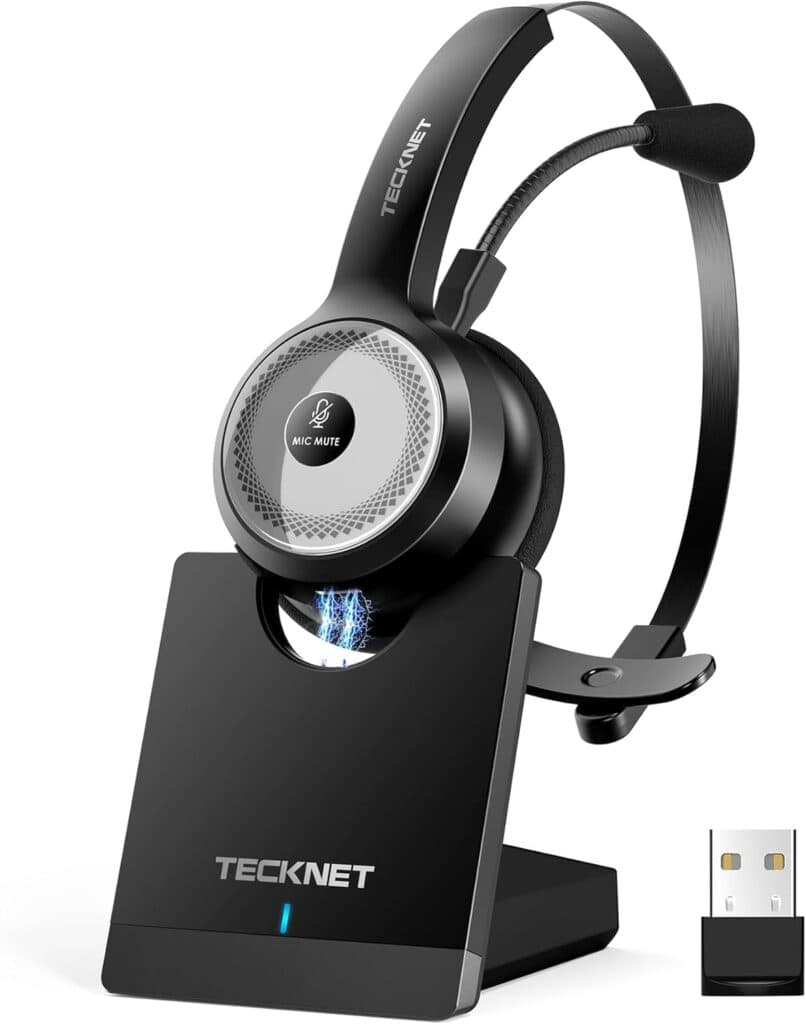 60% OFF Noise Canceling Bluetooth Headset (Great Gift Idea)