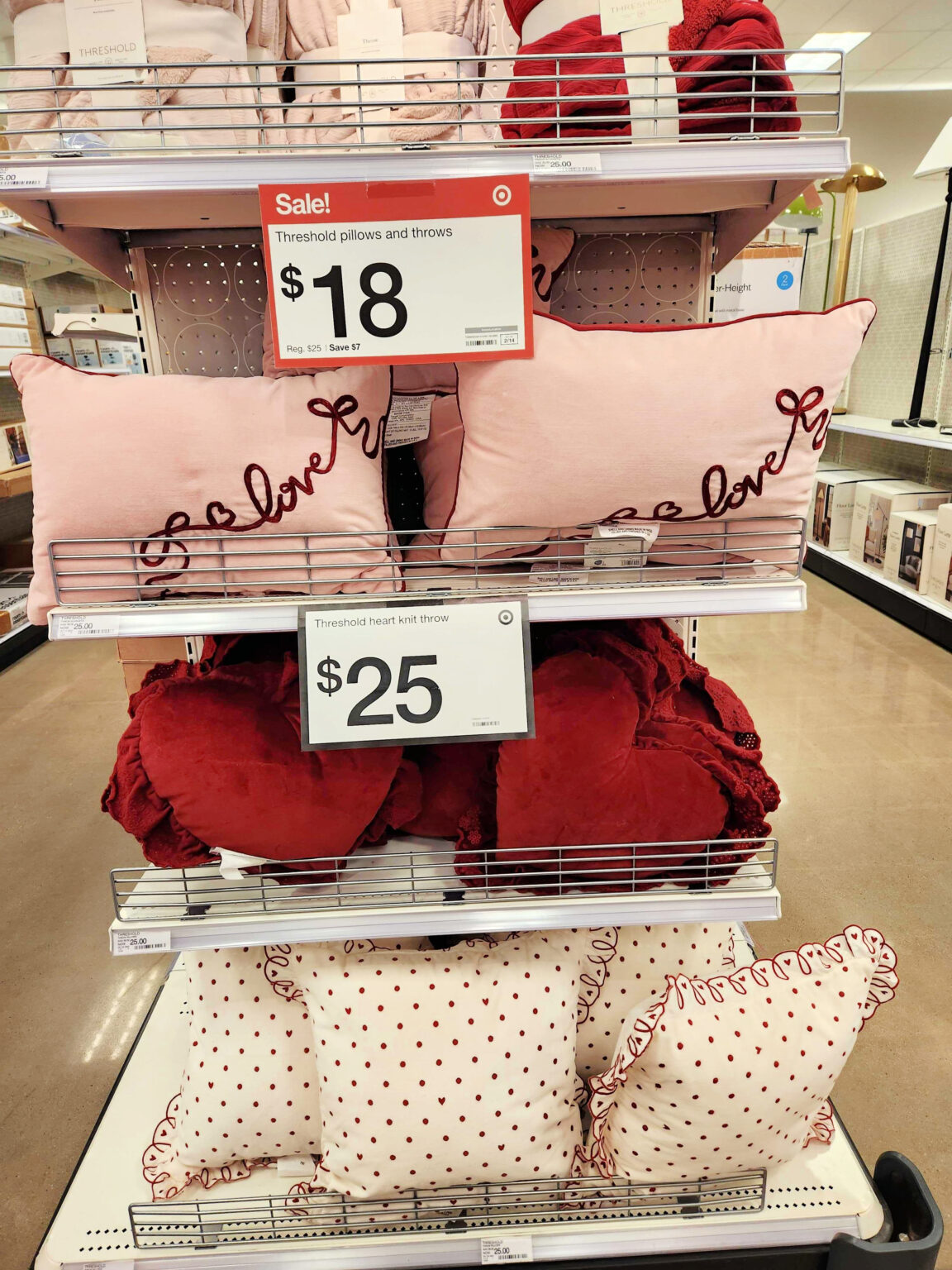 Valentine's Day Plush Pillows & Throws ONLY $7 (Reg. $10)
