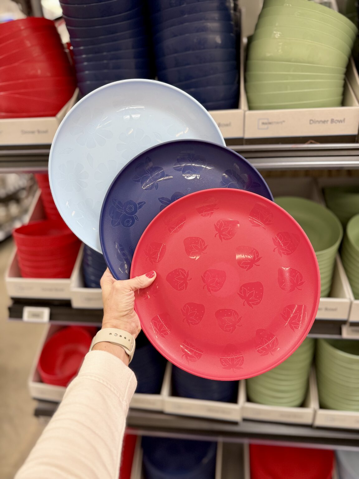 Walmart Plastic Dishes - Just 50¢ Each (Fun New Colors!)