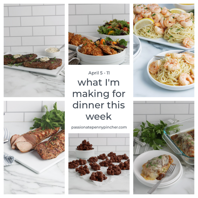 April Menu Plan + FREE Menu Calendar Printable: Here's What We're ...