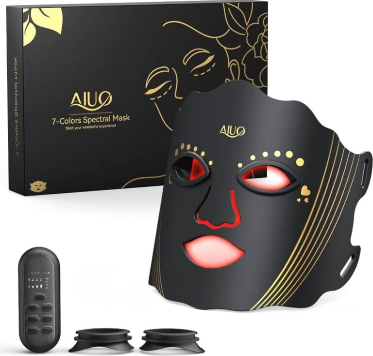 Wireless Red Light Therapy Mask – 9 Modes, Ergonomic Fit, Travel-Friendly