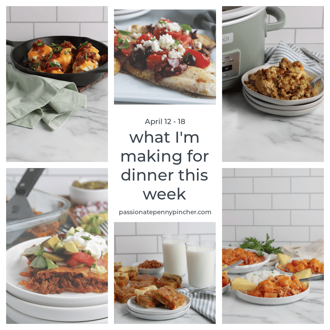 April Menu Plan + FREE Menu Calendar Printable: Here's What We're ...