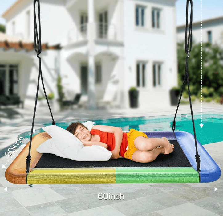 GIANT 60" Tree Swing Under $42! (Holds 700 lbs)