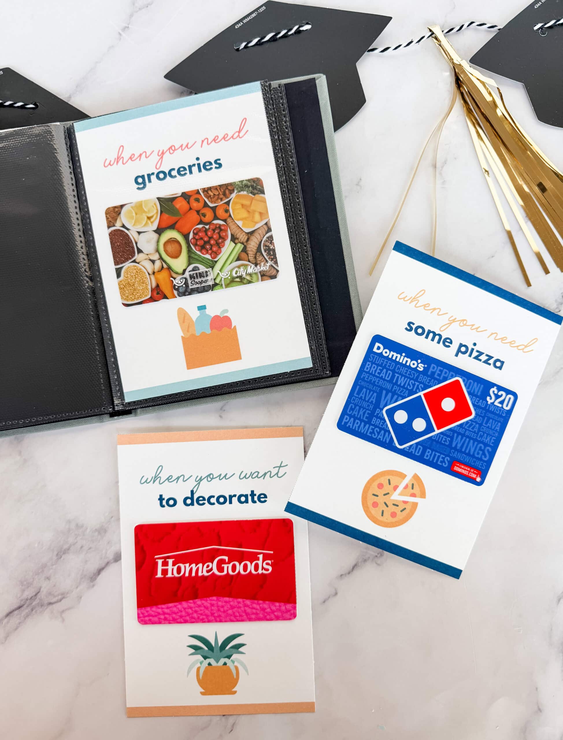 Graduation Gift Card Book - The Best Gift! (FREE Printable)
