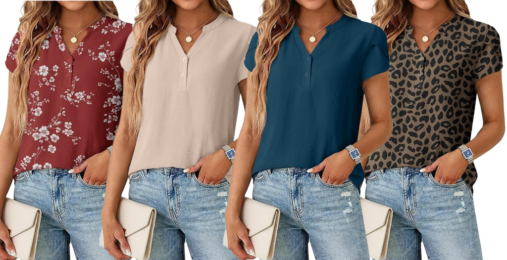 Pretty Summer Top Under $7.50!